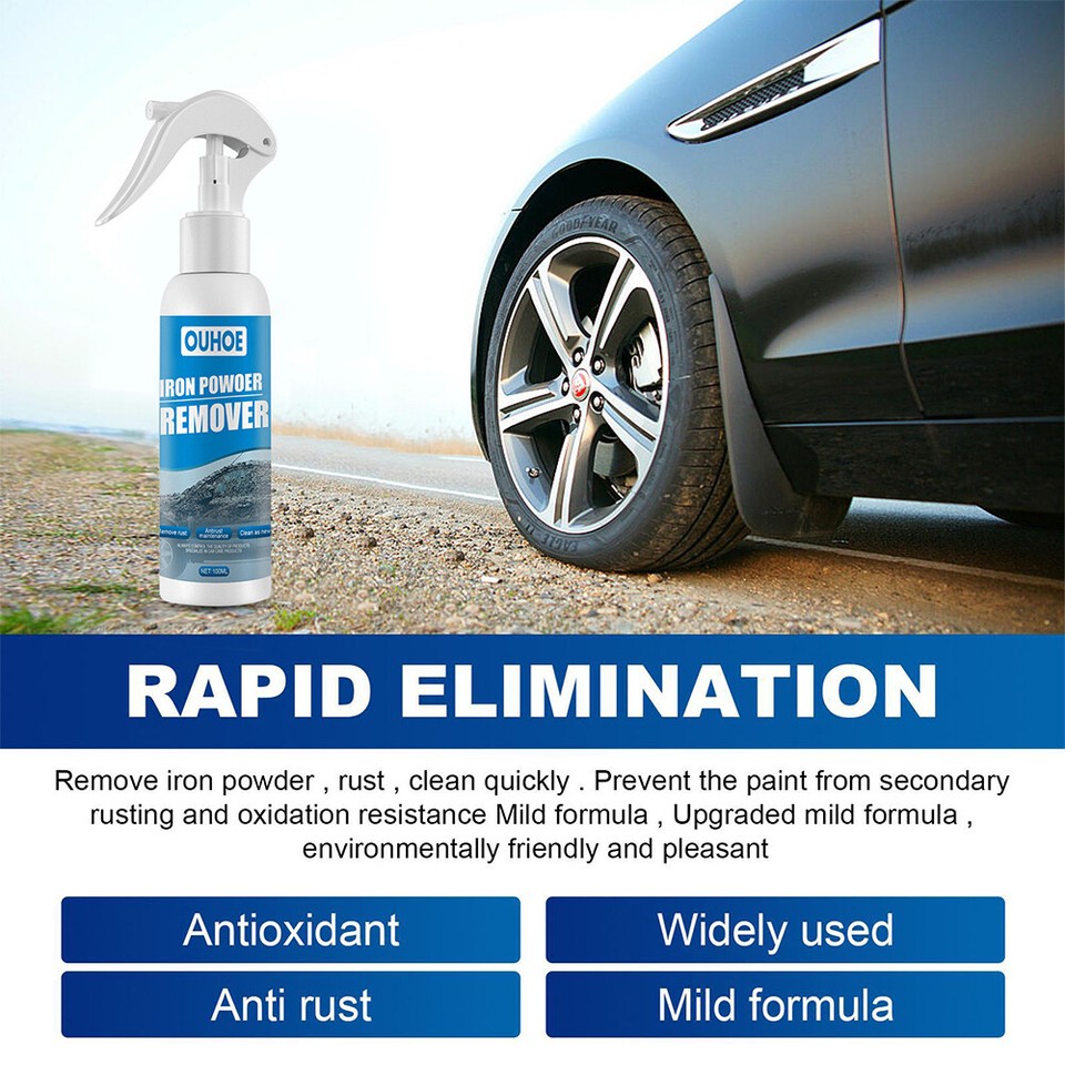4Pack Car Rust Removal Spray Car Iron Remover Spray Inhibitor ...