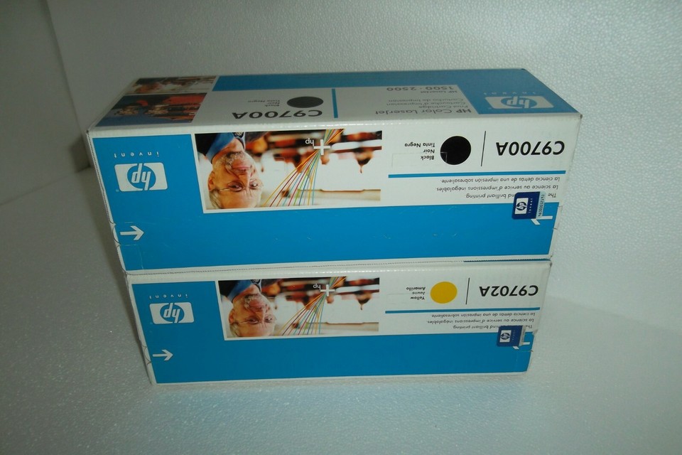 LOT-2 HP 121A Toner Cartridges 4K Page Yield for HP 1500 2500 C9702A ...