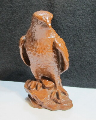 Vintage Red Mill American Bald Eagle Handcrafted Pecan Art Sculpture ...