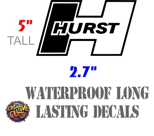 classic hurst logo stickers hurst shifter hotrods ratrods musclecars ...