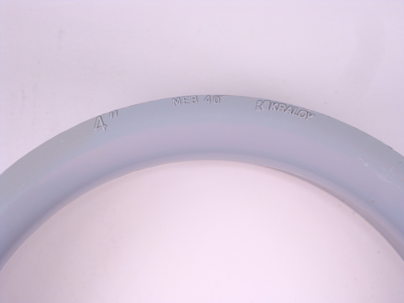 078297 MEB40 Kraloy 4" End Bell Coupling Gray PVC NOS | eBay
