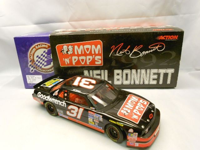 #31 Neil Bonnett MOM N POP'S Chevy 1/64th HO Scale Slot Car Waterslide ...