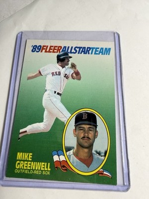 COOL FLEER '89 ALL STAR TEAM CHASE BASEBALL CARD BOSTON RED SOX MIKE ...