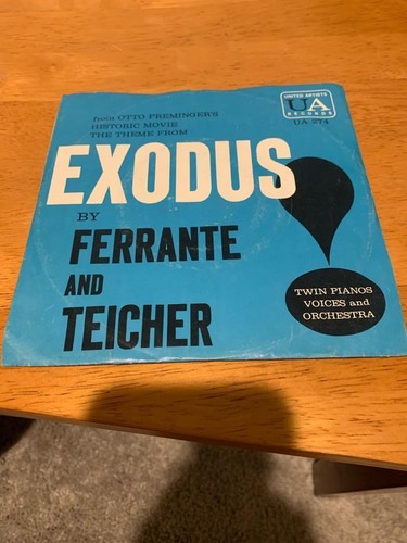 Exodus - Ferrante and Teicher (1960) 45 RPM | eBay
