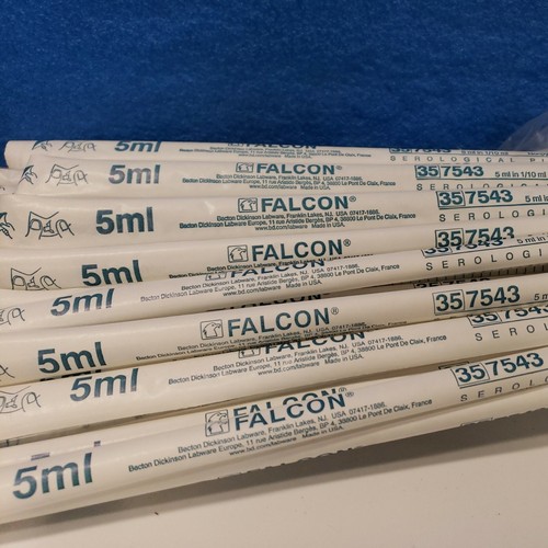 Set of 40 || CORNING Falcon Serological Pipette 5mL Indiv Wrap Sterile ...