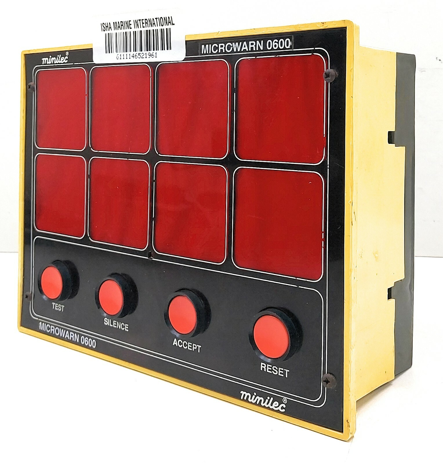 Minilec Microwarn 0600 8 Window Microprocessor Based Alarm Annunciator ...