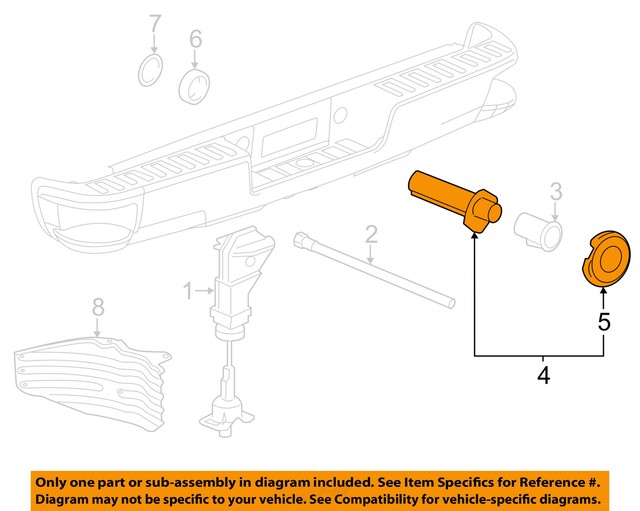 GM OEM Spare Tire Carrier Case 22979267 for sale online | eBay