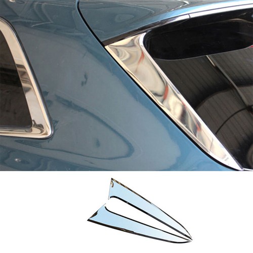 For Lincoln MKX 2016-2018 Silver Titanium Rear Window Side Spoiler ...