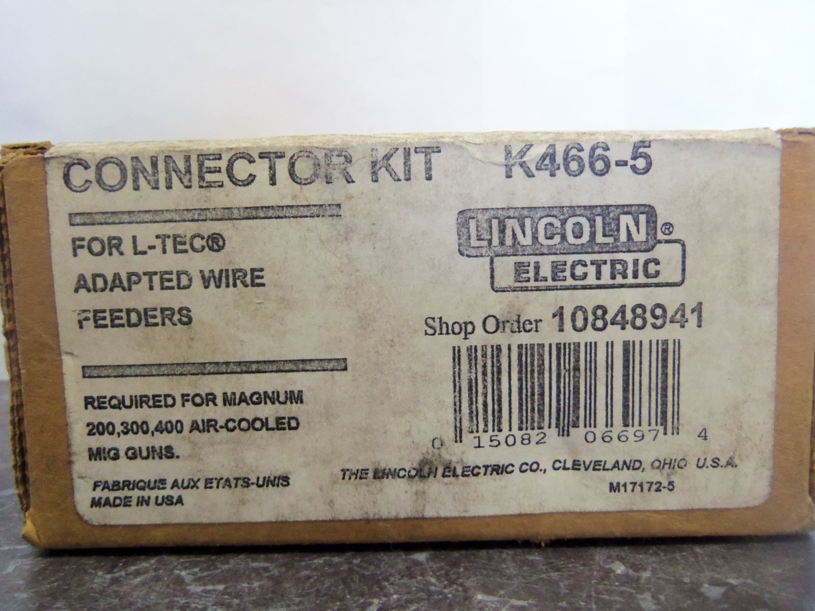 New Magnum Lincoln Electric K466-5 Connector Kit For L-Tec Adapted Wire ...