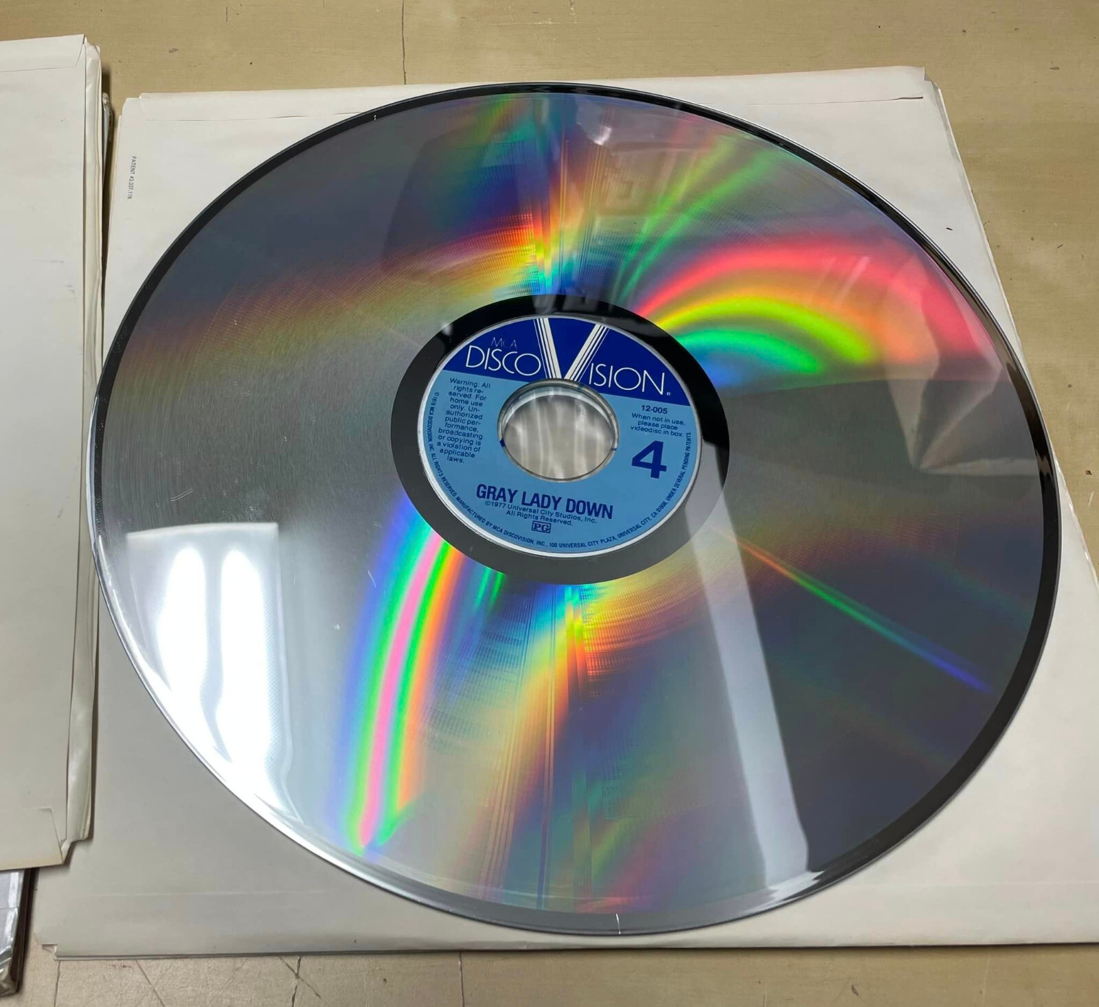 Gray Lady Down 1978 MCA Disco Vision Laser Video Disc Charlton Heston ...