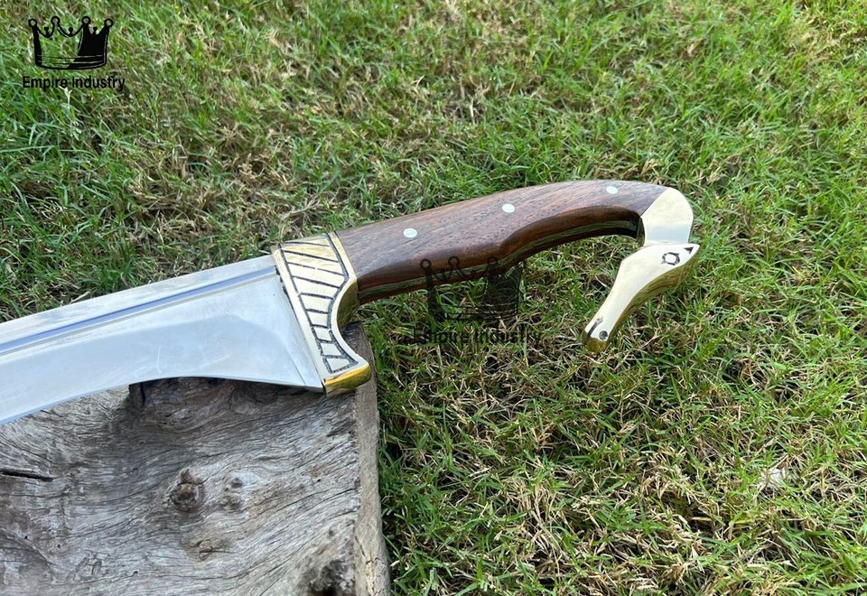 Handmade D2 Steel Ancient Greek Iberian Falcata Full Tang Sword With ...