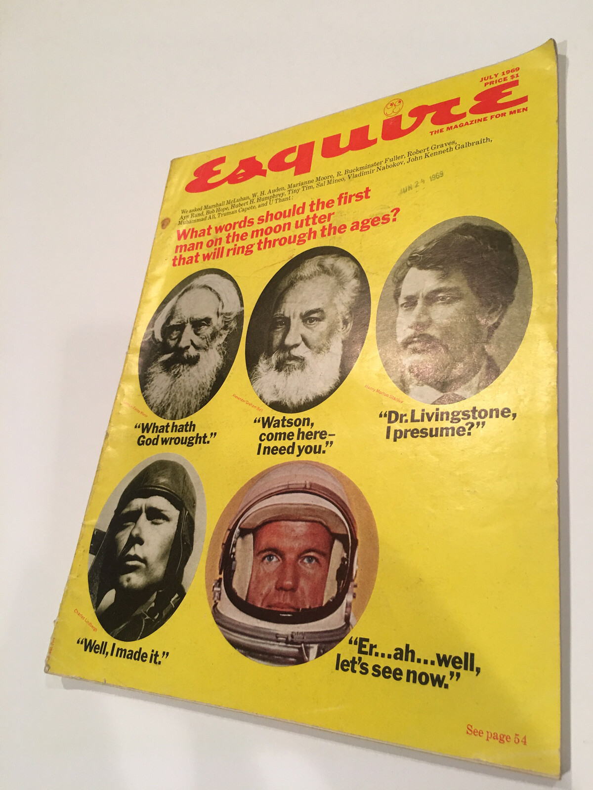 ESQUIRE July 1969 THE MOON PAUL ANDERSON JEAN-LUC GODARD Jesse Hill ...