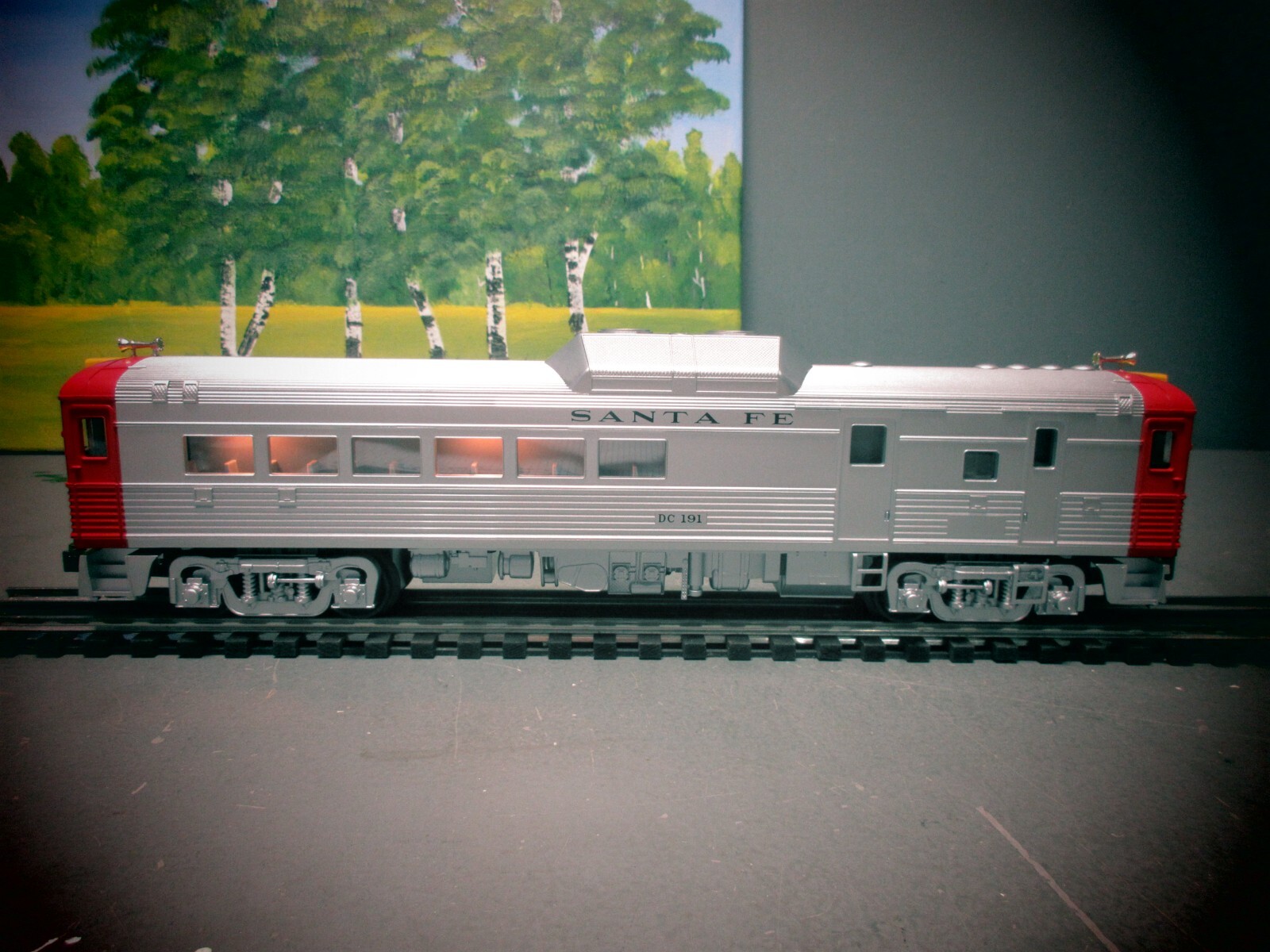 MTH Rail King 30-2145-0 SANTA FE RDC BUDD CAR SET 3-RAIL HORN NEW O.B ...