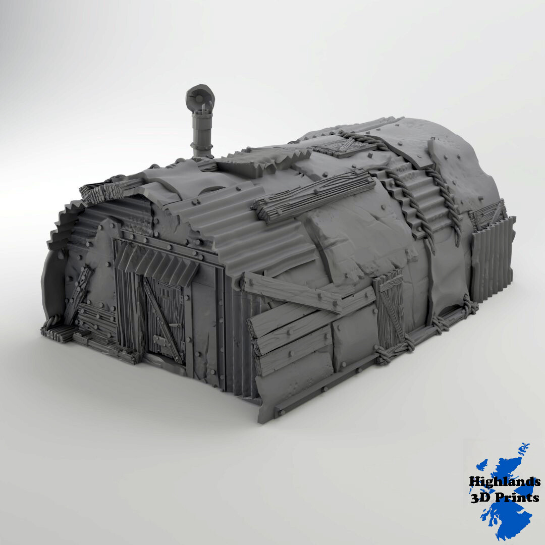 Isolation Bunker Scatter Terrain Tabletop Gaming DnD 3DPrint 32/28/20 ...