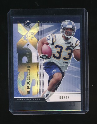 MICHAEL TURNER 2004 SPX SPECTRUM GOLD #171 RC #/25 *SAN DIEGO CHARGERS ...