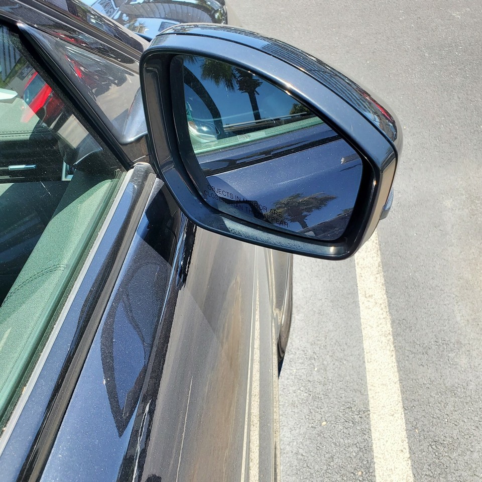 NEW side mirror(For Mazda CX 9/CX-9)(2017,2018)(BLINDSPOT)(Jet Black ...