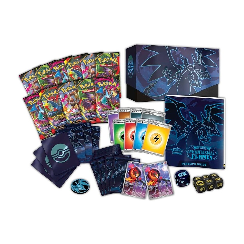 PRESALE Pokemon Center ETB Mega Evolution Phantasmal Flames Elite ...