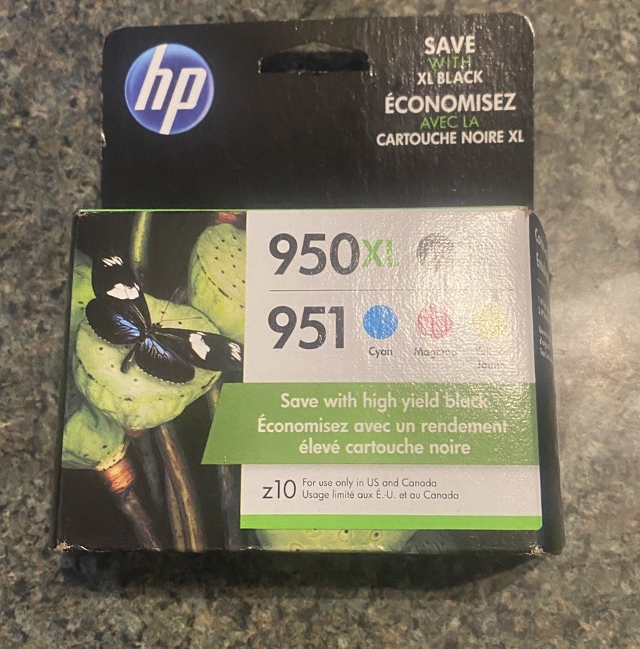 4-PACK HP GENUINE 950XL BLACK & 951 COLOR INK OFFICEJET PRO 8100 | eBay