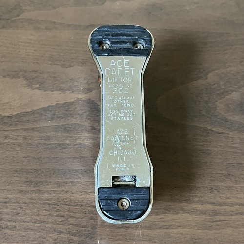 Vintage Ace Cadet Liftop Model 302 Stapler Marbelized Brown Bakelite ...