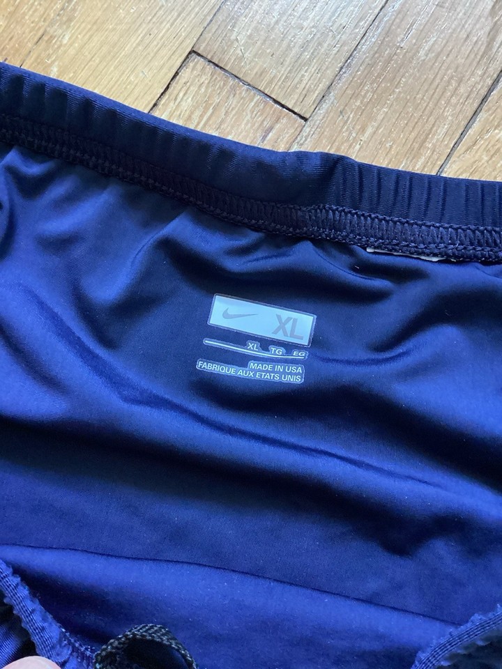 Luxe Nike Men's XL Solid Blue Speedo Swimwear,100% Polyester Swimsuit ...