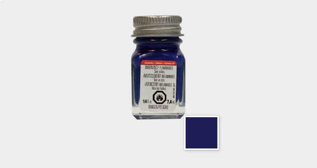 Testors 1/4oz Dark Blue Enamel Model Paint 1111TT | eBay