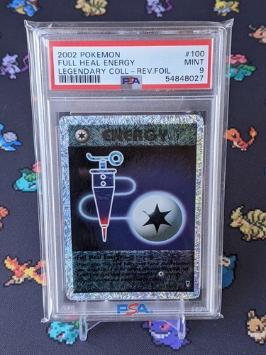 Pokemon Legendary Collection Reverse Holo Full Heal Energy #100/110 PSA ...