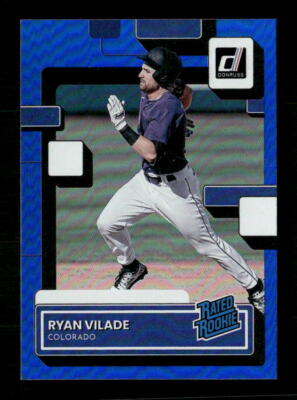 Ryan Vilade 2022 Donruss #64 Holo Blue Colorado Rockies | eBay