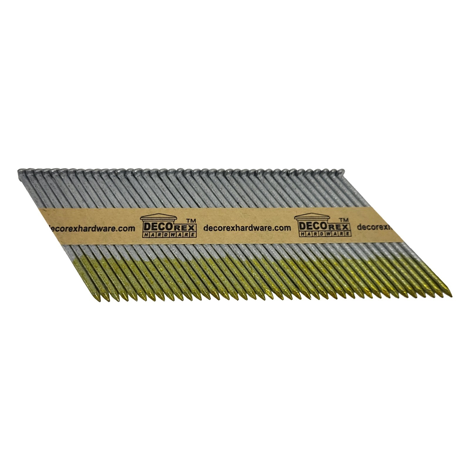 3" x .120 Smooth Shank Nails, Paper Strip Collated, HDG - 2500pcs box ...