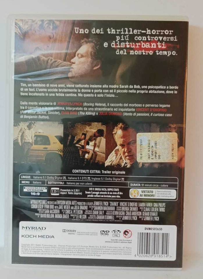 Chained A Film By Jennifer Lynch DVD | eBay