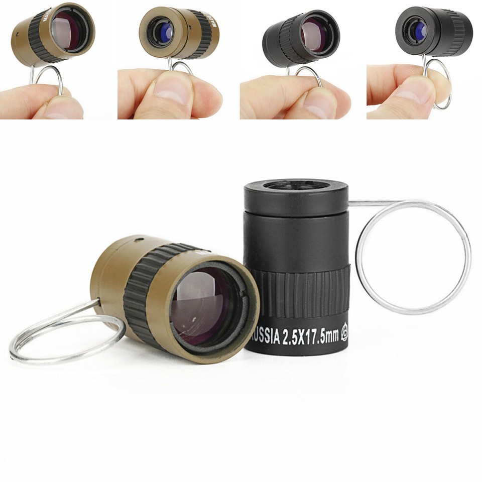 Tactical Monocular Telescope Mini 2.5x17.5mm Ultra Miniature Handheld ...