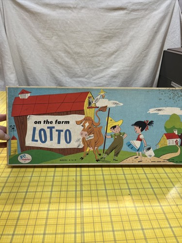 1958 Samuel Grabriel & Sons ON THE FARM LOTTO GAME | eBay