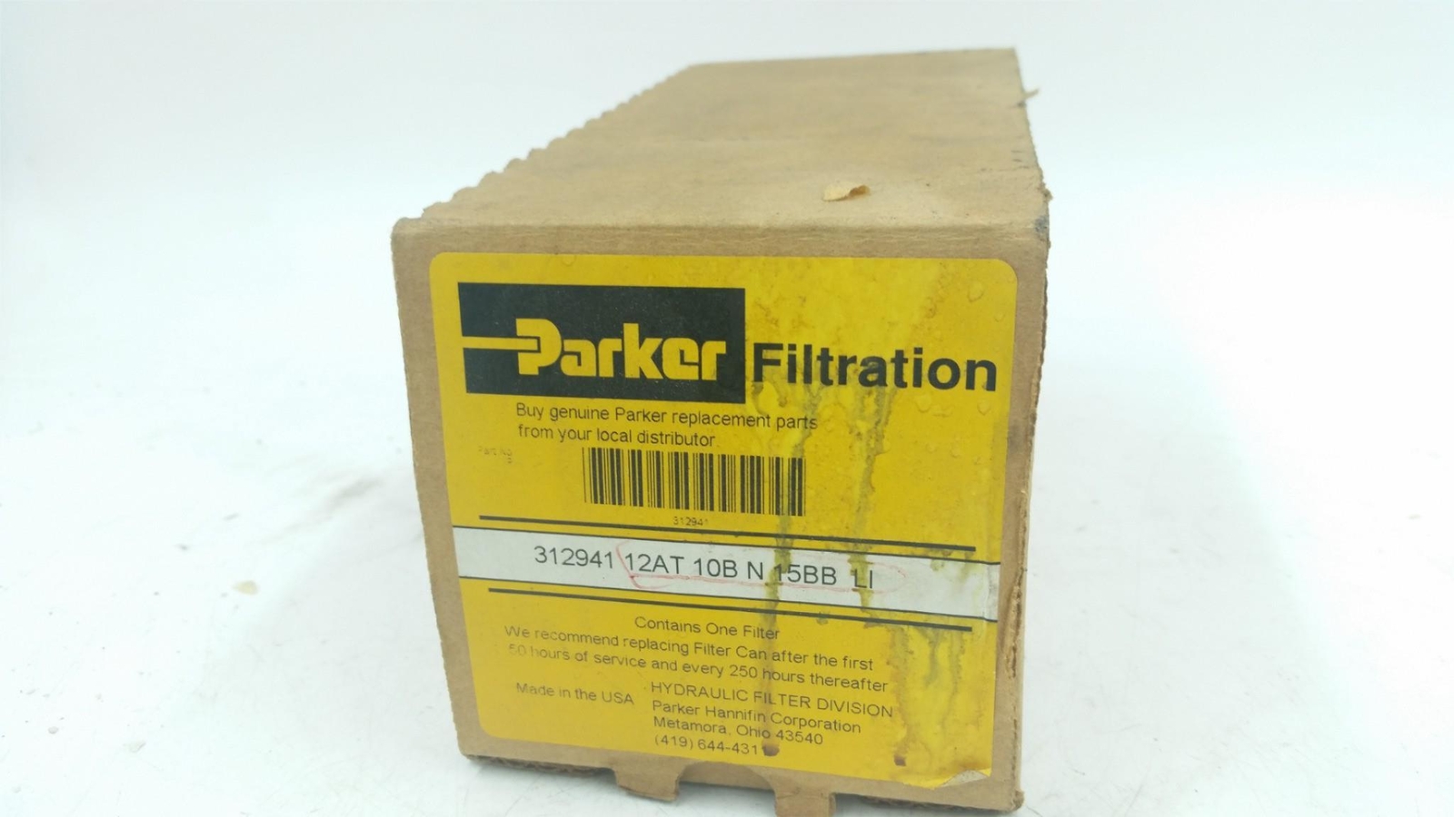 Parker Filter 312941 12AT 10B N 15BB LI *1 LOT OF 2* | eBay