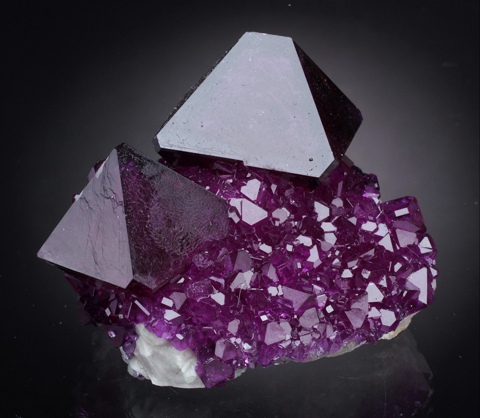 Alum Alun Alunite crystals on matrix from Poland specimen purple like ...