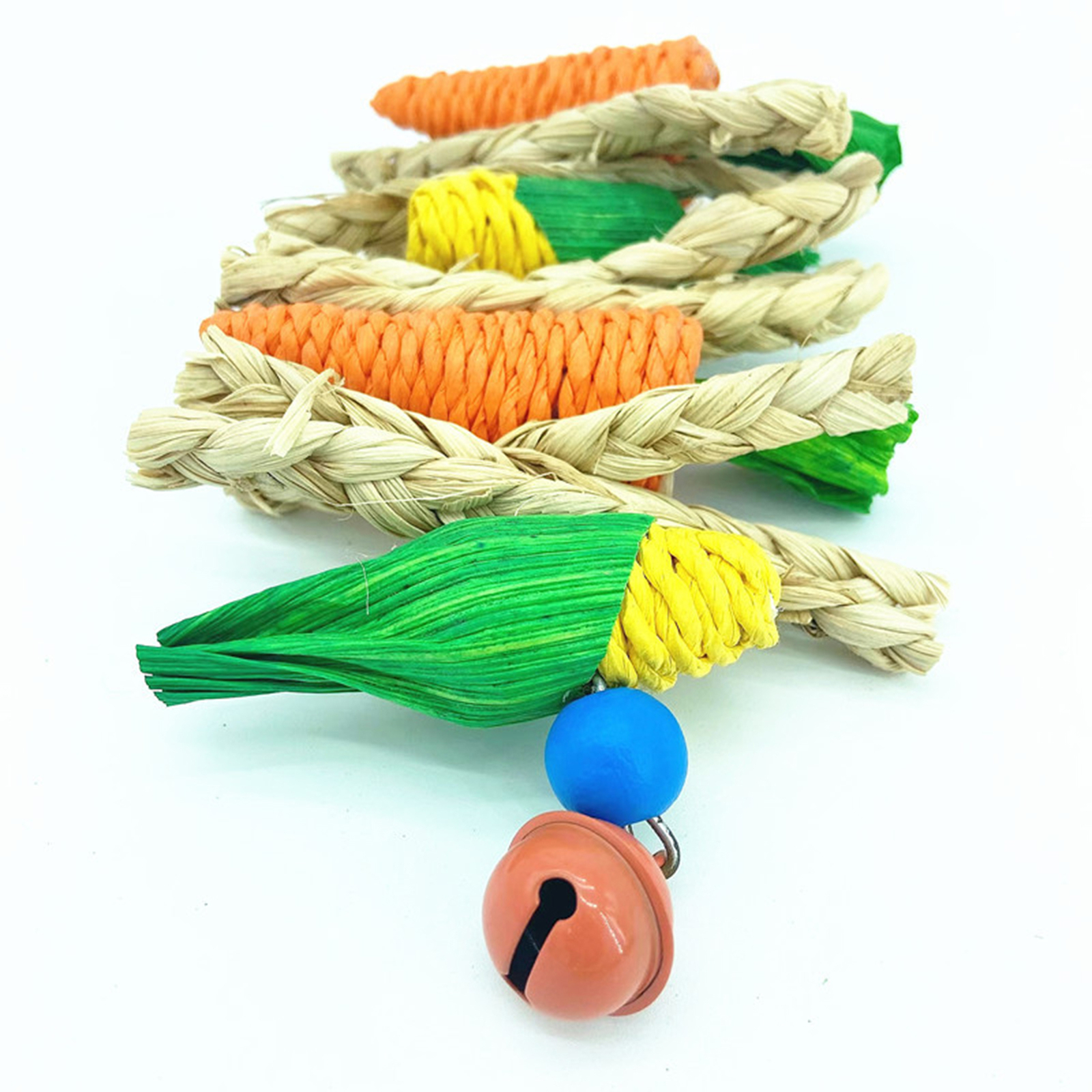 Bird Chew Toy Hook Design Grind Claws Corn Shape Bird Parrot Playing ...