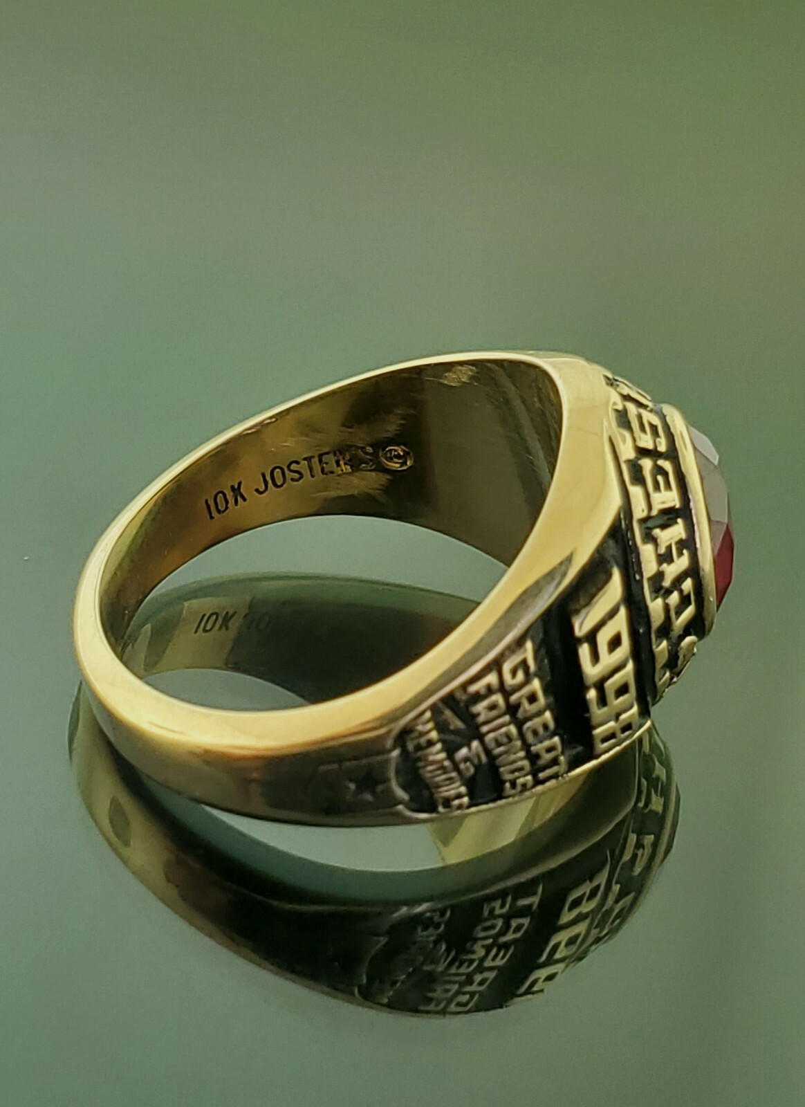 1998 CHESHIRE HIGH SCHOOL JOSTENS Class Ladies Ring Y… - Gem