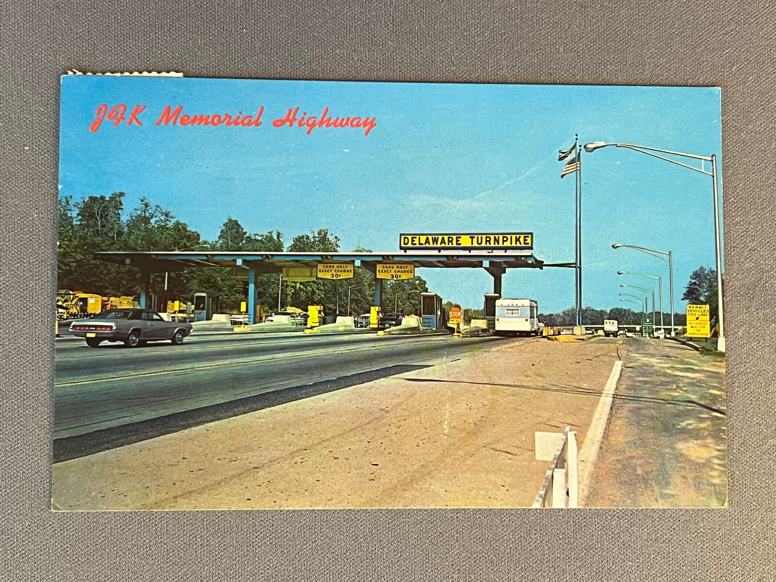 Delaware, DE, JFK Memorial Highway, Delaware Turnpike Entrance Booths ...