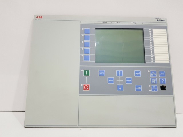 Abb red670 display 1mrk000028-CAr01 SW rev 4.00.018 for sale online | eBay