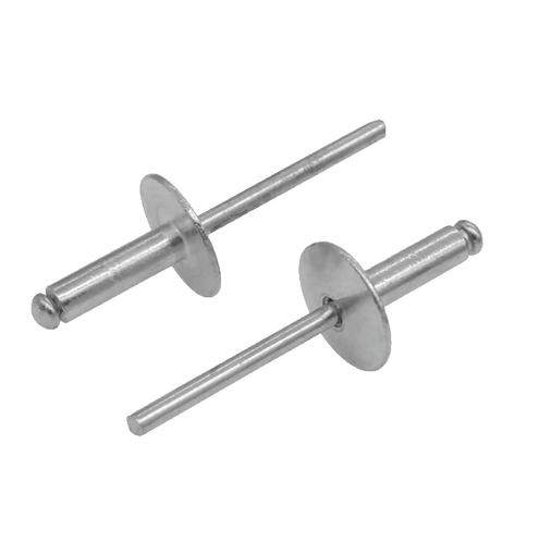 QTY 2000 Large Flange Rivet 3.2mm (1/8) x 10mm Shell ALL Stainless G304 ...