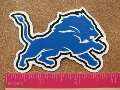 Collectible STICKER ~ Detroit (Michigan) Lions Professional NFL ...