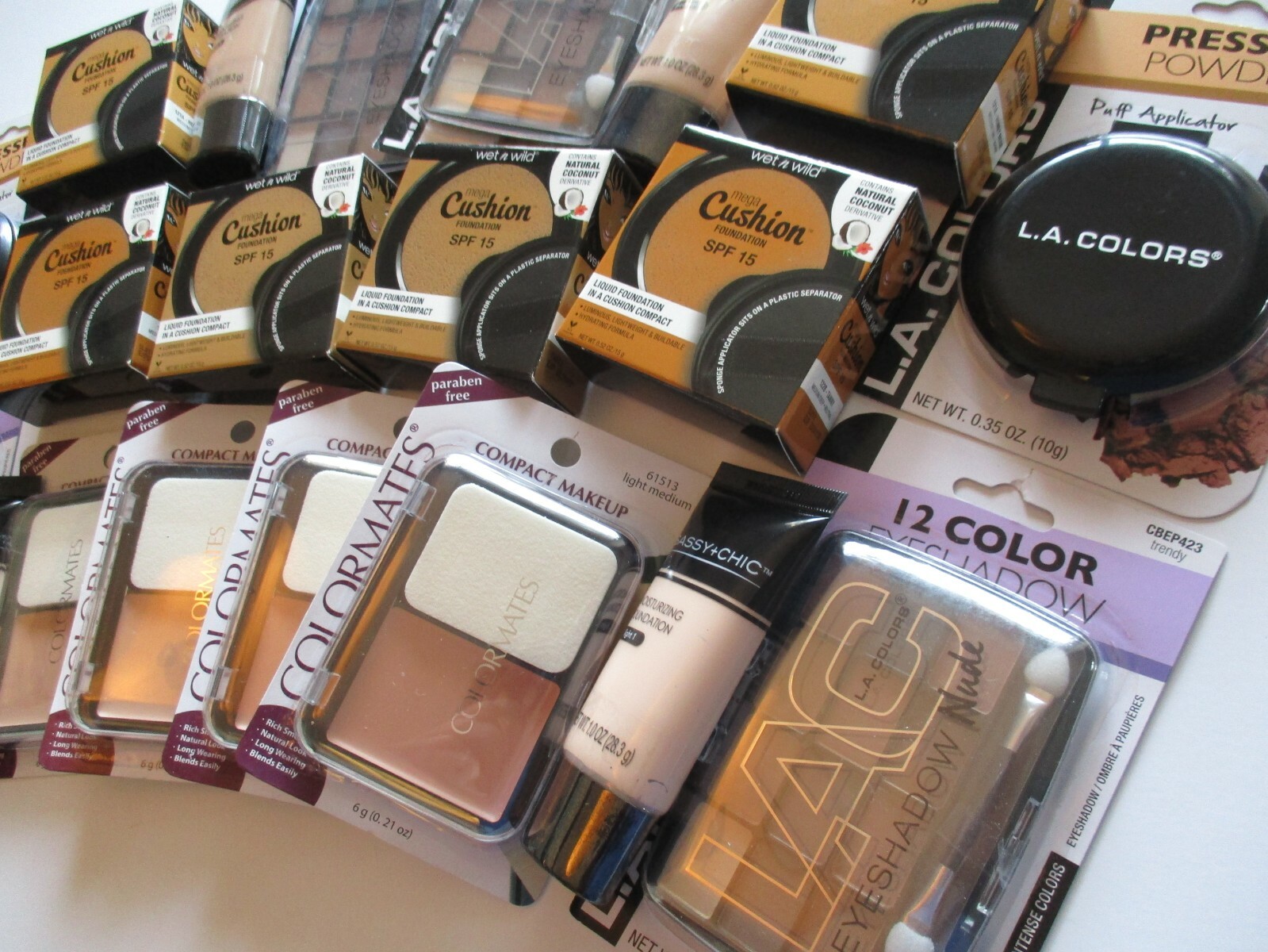 COLORMATES COMPACT MAKEUP & WET WILD L.A. COLORS EYE SHADOW SOLD ...