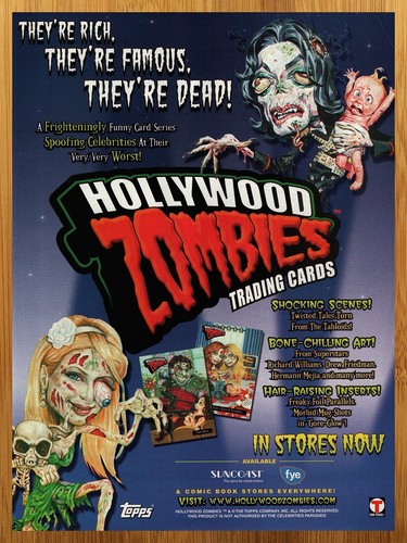 2007 Topps Hollywood Zombies Trading Cards Print Ad/Poster Michael ...