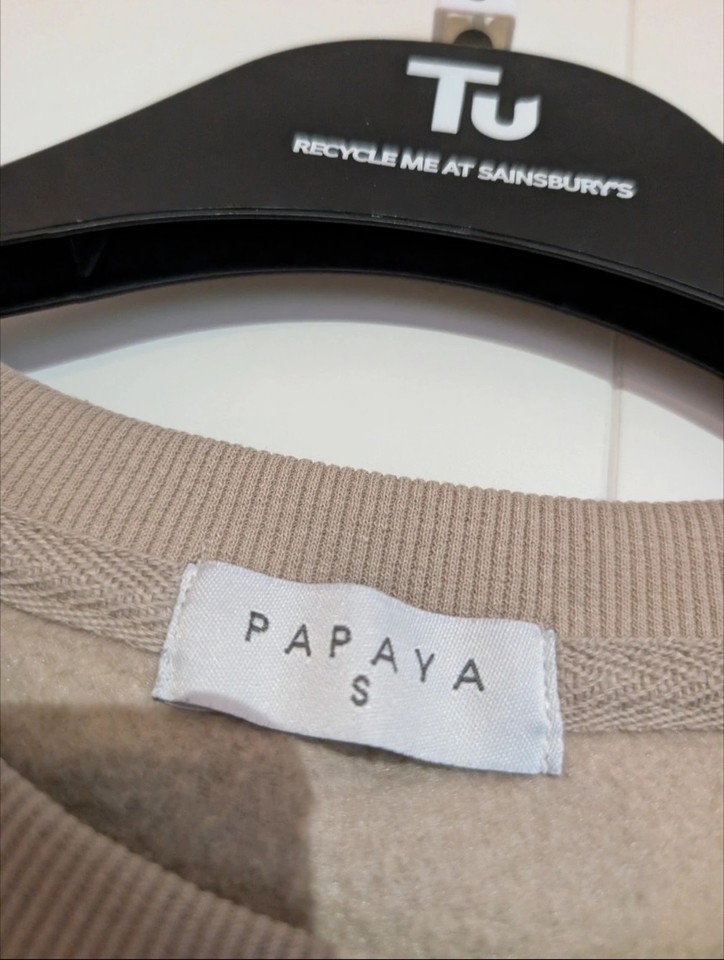 Ladies Crew NYC Jumper From Papaya Size Small | eBay UK