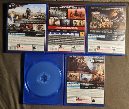 Sony Playstation 4 5 Game Wholesale Lot Bundle PS4 Red Dead Fallout ...
