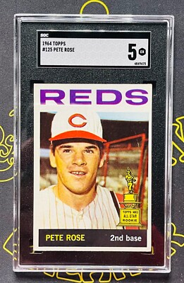 1964 TOPPS - PETE ROSE - TOPPS 1963 ALL-STAR ROOKIE - #125 - SGC 5 | eBay