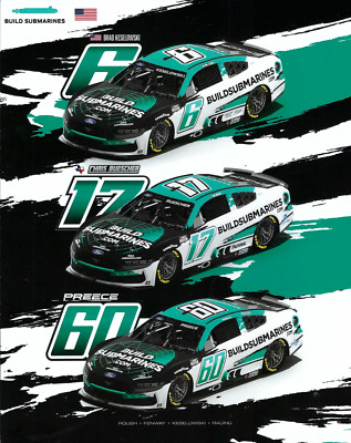 2025 BRAD KESELOWSKI, CHRIS BUESCHER, PREECE “BUILD SUBMARINES" NASCAR ...