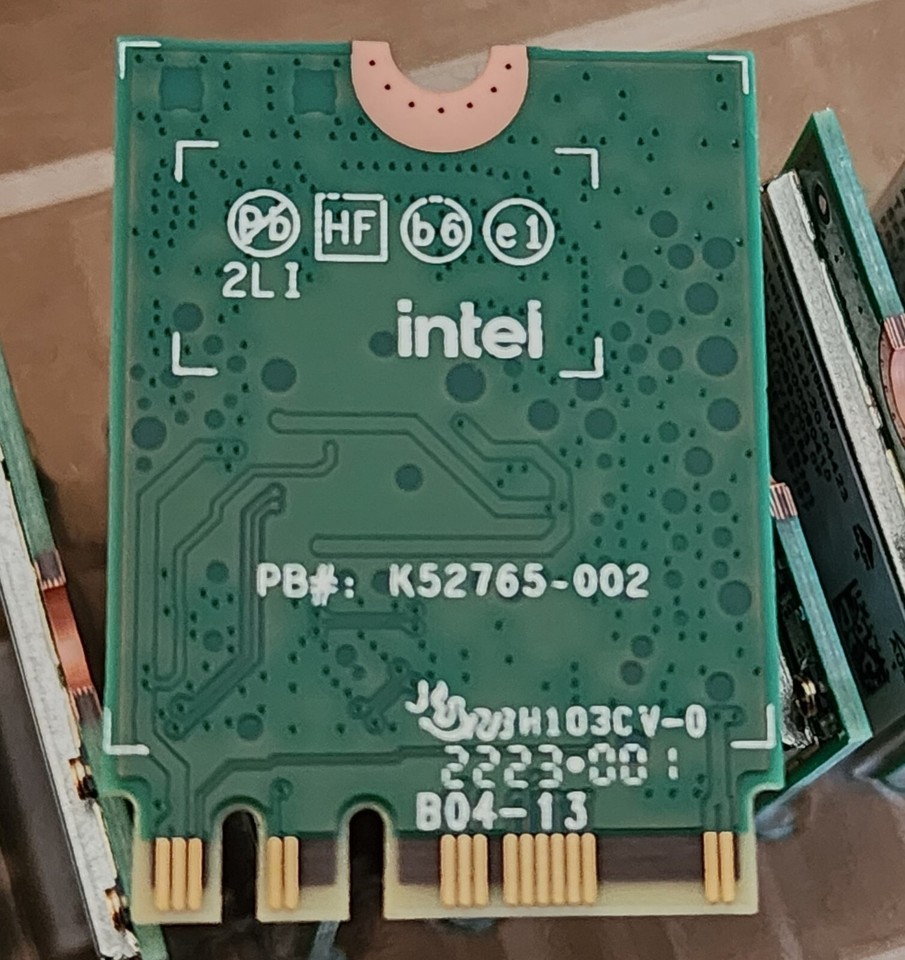 Original Intel WIFI AX210 with BT M.2 2230 AX210.NGWG.NV 6E (LOT of 10 ...