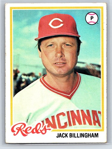 1978 Topps #47 Jack Billingham EX Cincinnati Reds | eBay
