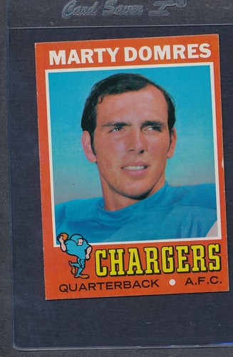 1971 Topps #066 Marty Domres Chargers EX/MT *1039 | eBay