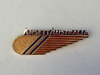 Ansett Australia Flight Attendant Crew Gold Wing Badge. Two Bars | eBay ...