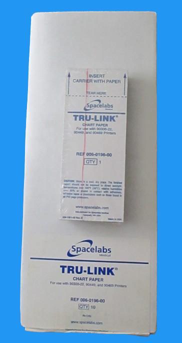 10 - Spacelabs Tru-Link Premium Recording Chart Paper Z-Fold 50mm 006 ...